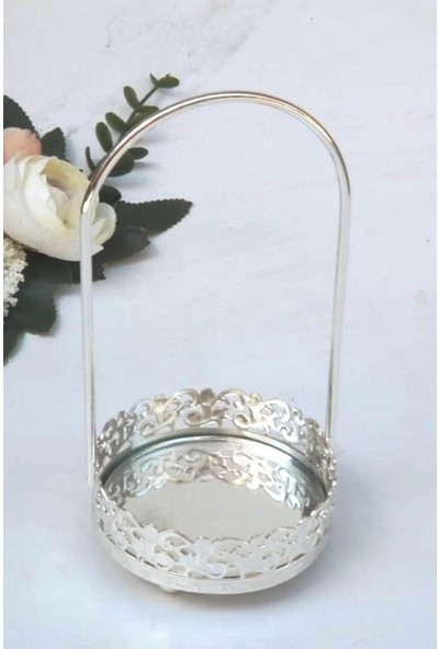 Manor 7cm Aynalı Sepet Ikramlık