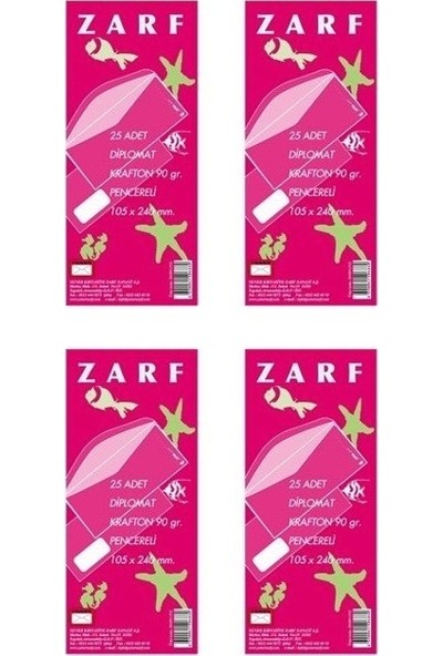 Yener Diplomat Krafton Pencereli Zarf 90 Gram 105 x 240 mm 100'lü Yener Diplomat Krafton Pencereli Zarf 90 Gram 105 x 240 mm 100'lü