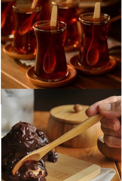 Manor 12 Parça Bambu Tatlı ve Çay Kaşığı Seti Manor 12 Parça Bambu Tatlı ve Çay Kaşığı Seti
