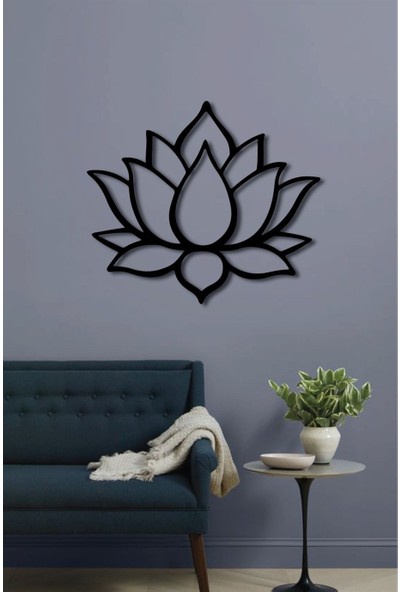 Nors Art Lotus Çiçeği Figürlü Dekoratif Metal Tablo Nors Art Lotus Çiçeği Figürlü Dekoratif Metal Tablo