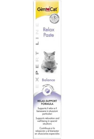 Gimcat Relax Paste Sakinleştirici Kedi Macunu 50GR Gimcat Relax Paste Sakinleştirici Kedi Macunu 50GR