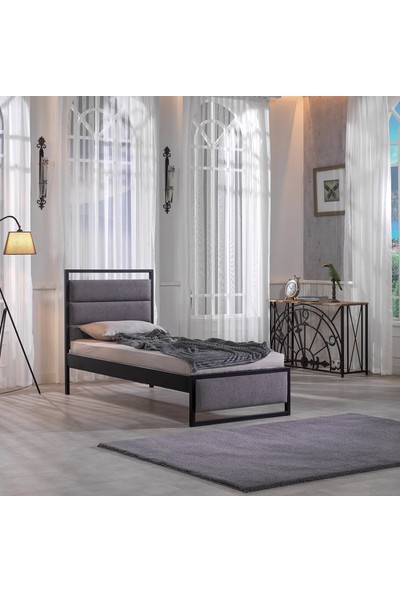 Unimet Chimera Tek Kişilik Metal Karyola Siyah