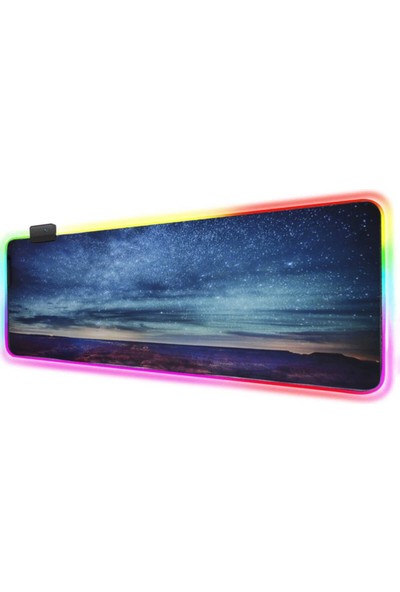 Cyber Manzara Desenli Işıklı Rgb 78X30 Kaymaz Ledli Mouse Pad Cyber Manzara Desenli Işıklı Rgb 78X30 Kaymaz Ledli Mouse Pad