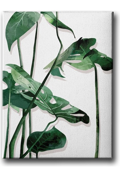 Desenlio Botanik Canvas Tablo MİND450
