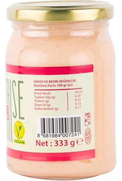 Fine Taste Vegan Srirachalı Mayonez 333 gr Fine Taste Vegan Srirachalı Mayonez 333 gr