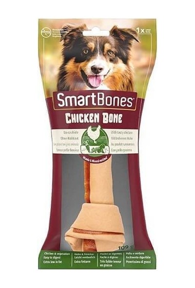 Smart Bones Smartbones Tavuklu Sargı Kemik Large Köpek Ödülü 18 cm Smart Bones Smartbones Tavuklu Sargı Kemik Large Köpek Ödülü 18 cm