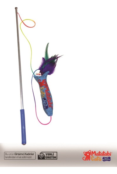 Matatabi Cats Jr.fish Balıklı Kedi Oltası 50X70 cm