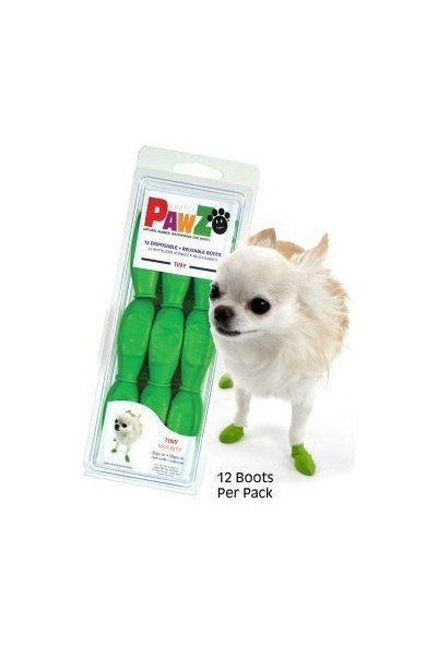 Pawz Köpek Galoşu - Elma Yeşili Tiny