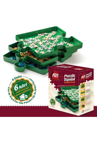 Art Puzzle Puzzle Tepsisi