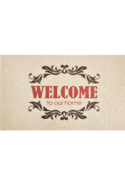 Neoclik Desenli Kıvırcık Kaydırmaz Kapı Önü Paspası