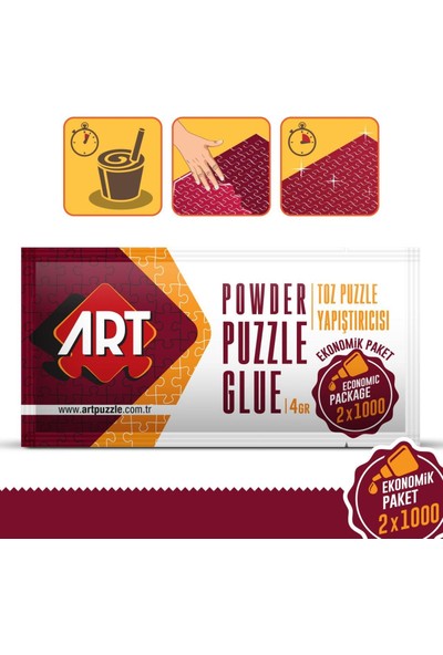 Art Puzzle Toz Yapıştırıcı 4 gr (2 x 1000 Parça Için)