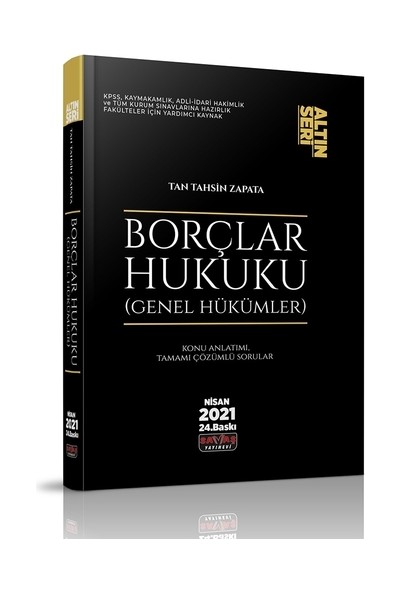 Savaş Yayınevi Borçlar Hukuku Genel Hükümler Konu Anlatımı Altın Seri Savaş Yayınevi Borçlar Hukuku Genel Hükümler Konu Anlatımı Altın Seri