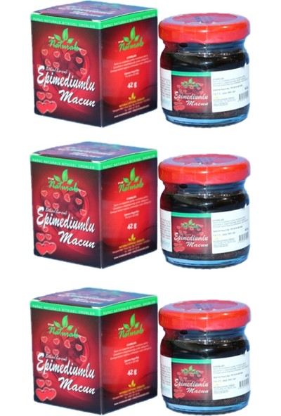 Naturals Epimedyumlu Macun 42 gr 3 'li Naturals Epimedyumlu Macun 42 gr 3 'li