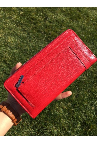 Derkon Hakiki Deri Çok Amaçlı Kadın Cüzdanı