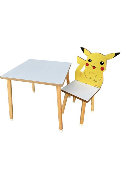 Odun Concept Çocuk Akt. Masa ve San. Tk. Mdf - Pikachu