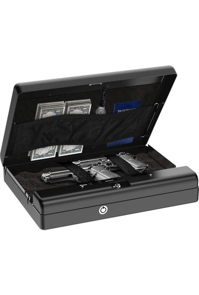 Mühlen Gun Safe 15D Dijital Şifreli Taşınabilir Çelik Kasası Iki Farklı Açma Yöntemi Mühlen Gun Safe 15D Dijital Şifreli Taşınabilir Çelik Kasası Iki Farklı Açma Yöntemi