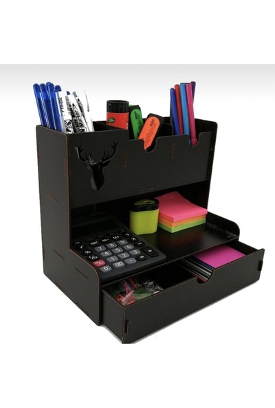 Gndinovasyon Masaüstü Kalemlik Organizer Siyah