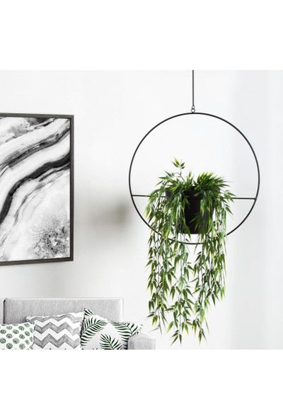 Homing Modern Tasarım Askılı Çiçeklik Saksılık 25 cm SEH-4559