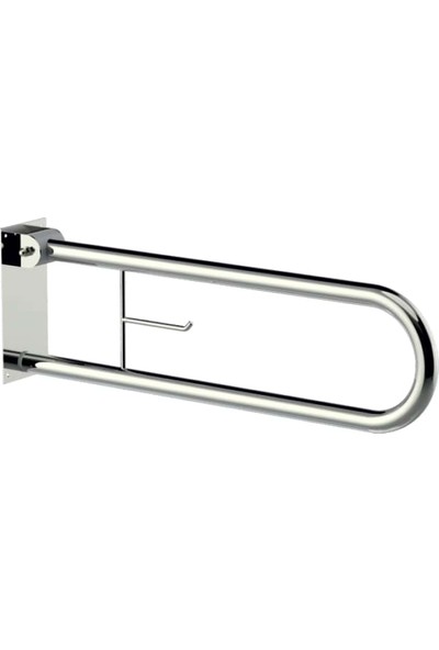 Cekinox Dux Engelli Mafsallı Kağıtlıklı Klozet Yanı Tutunma Barı