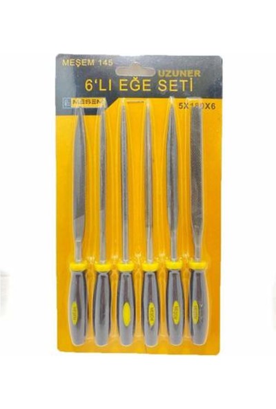 6 Lı Eğe Seti 5X180X6 Meşem 145