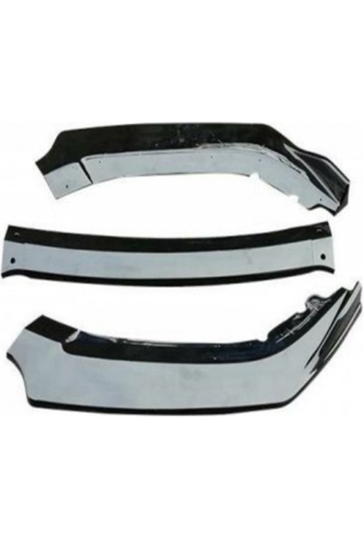 FTH GARAGE Dacia Logan Ön Lip - Esnek 3 Parça Kanatlı Lip