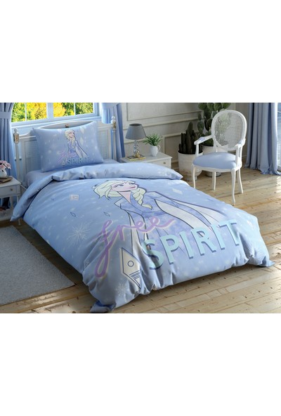 Taç Dısney Frozen 2 Free Spırıt Lisanslı Nevresim Takımı