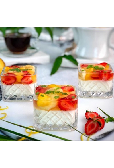 Perotti Luce 6'lı Cam Sunum Kasesi Perotti Luce 6'lı Cam Sunum Kasesi