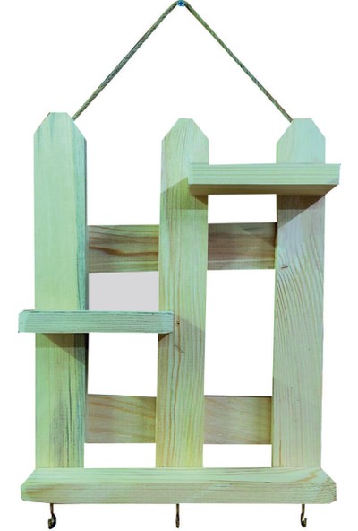 Decolfin Dekoratif Anahtarlık Ahşap Çit Decolfin Dekoratif Anahtarlık Ahşap Çit