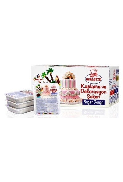 Ovalette Şeker Hamuru Beyaz 500 gr Ovalette Şeker Hamuru Beyaz 500 gr