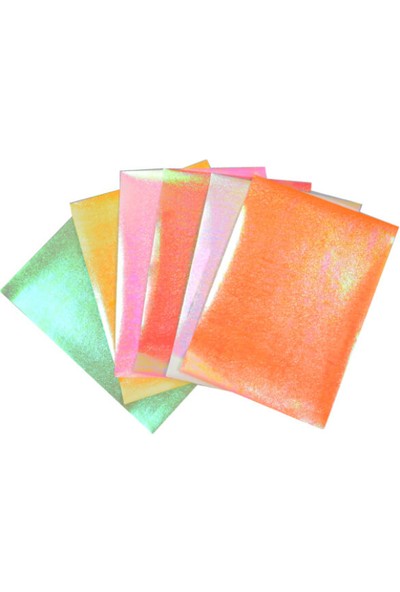 Temel Gökkuşağı El Işi Kağıdı 10 Adet