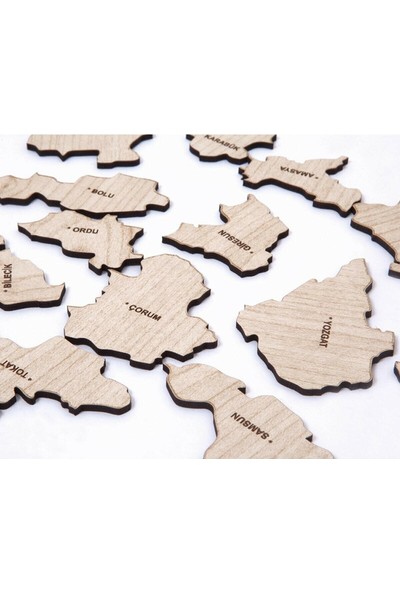 Panama Doğal Türkiye Haritası Puzzle 35*70 cm