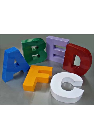 Dekapor Strafor Köpük Harf