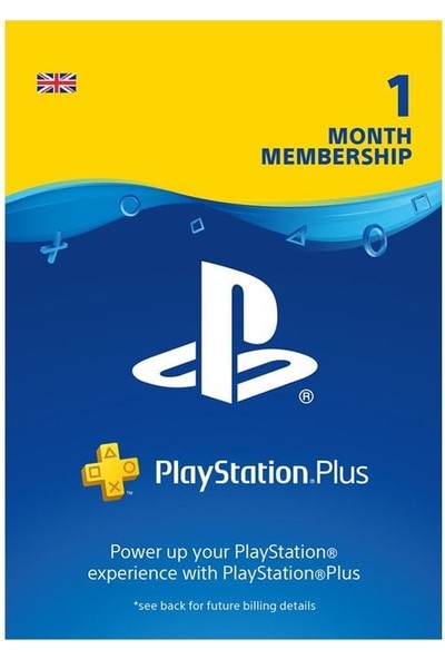 Playstation Plus Card 1 Ay Üyelik Kodu (Uk) Psn Key United Kingdom Playstation Plus Card 1 Ay Üyelik Kodu (Uk) Psn Key United Kingdom