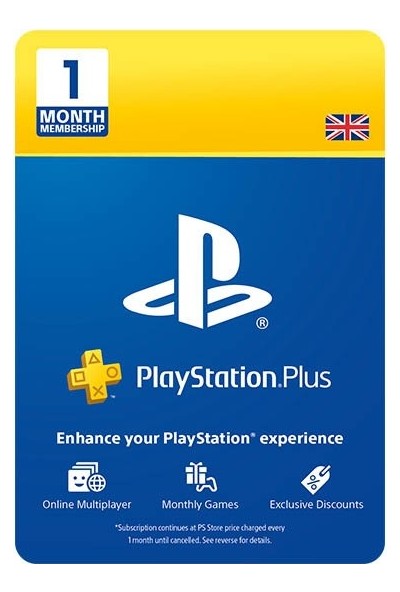 Playstation Plus Card 1 Ay Üyelik Kodu (Uk) Psn Key United Kingdom Playstation Plus Card 1 Ay Üyelik Kodu (Uk) Psn Key United Kingdom