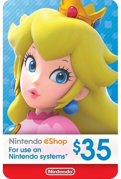 Nintendo Eshop Card Us 35$ (Us) United States Nintendo Eshop Card Us 35$ (Us) United States