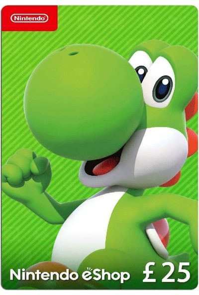 Nintendo Eshop Card 25 Gbp (Uk) United Kingdom Nintendo Eshop Card 25 Gbp (Uk) United Kingdom