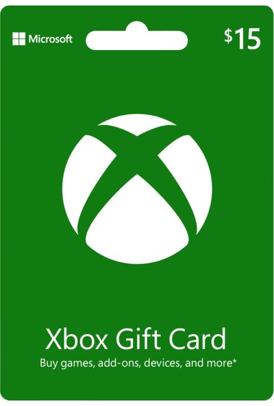 Xbox Live Gift Card 15 USD / 15 DOLAR (US) United States Xbox Live Gift Card 15 USD / 15 DOLAR (US) United States