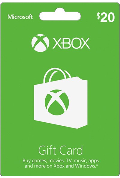 Xbox Live Gift Card 20 USD / 20 DOLAR (US) United States Xbox Live Gift Card 20 USD / 20 DOLAR (US) United States