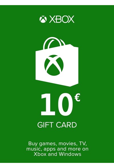 Xbox Live Gift Card 10 Eur (DE) Germany Xbox Live Gift Card 10 Eur (DE) Germany