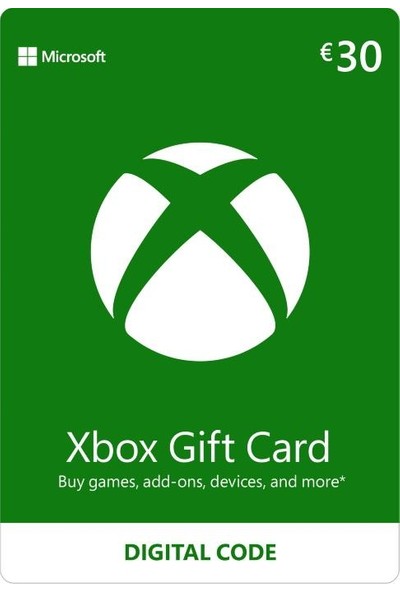 Xbox Live Gift Card 30 EUR (De) Germany Xbox Live Gift Card 30 EUR (De) Germany