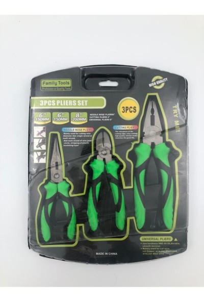 Family Tools 3 Parça Pense Seti