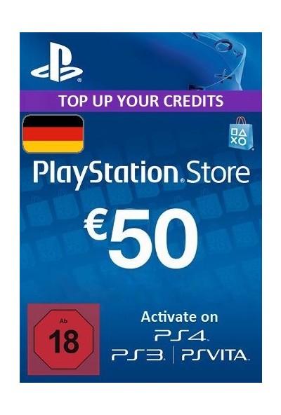 Playstation PSN Card 50 EURO(DE) Germany Playstation PSN Card 50 EURO(DE) Germany