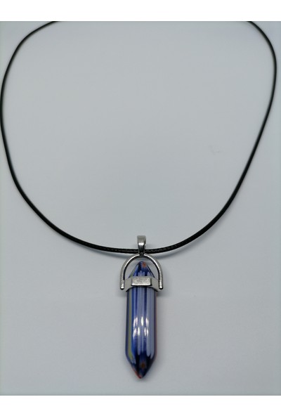 Melek Kara Dogal Tas Kolye