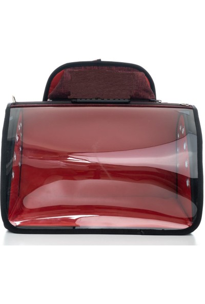 Bebebebek Tomris Kedi Köpek Taşıma Çantası Kırmızı