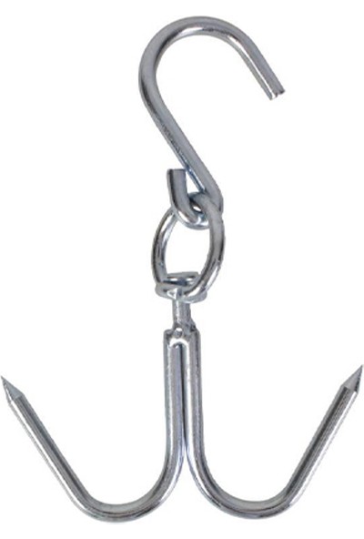 Cavit Inox Kurban Asma Kancası- Et Asma Kancası 3'Lü Kanca 8mm Cavit Inox Kurban Asma Kancası- Et Asma Kancası 3'Lü Kanca 8mm