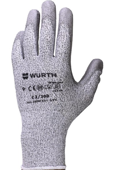 Würth Kesilmeye Karşı Dayanıklı Eldiven Iş Eldiveni 1 Çift L Würth Kesilmeye Karşı Dayanıklı Eldiven Iş Eldiveni 1 Çift L