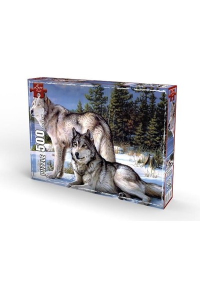 Laço Kids Pusudaki Kurtlar 500 Parça Puzzle