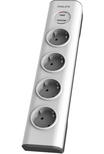 Philips SPN7040WA/62 Dörtlü Akım Korumalı Prız 3680 W 16 A (2m) Kablo Philips SPN7040WA/62 Dörtlü Akım Korumalı Prız 3680 W 16 A (2m) Kablo