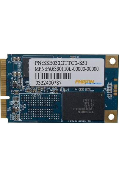 Phison 32 GB Msata R270 x W110 HDDSS410 SSD Phison 32 GB Msata R270 x W110 HDDSS410 SSD