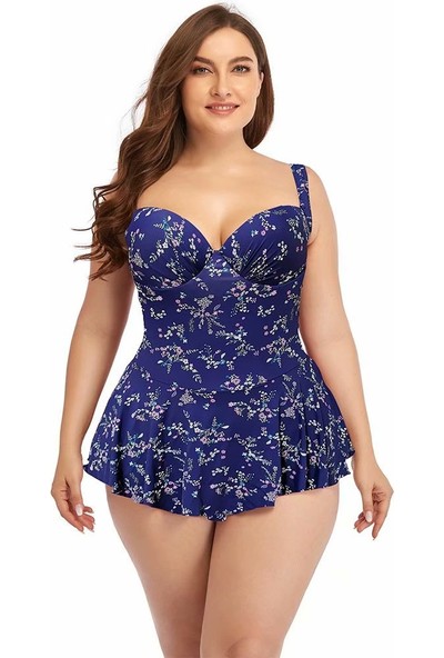 Shandian Bayan Mayo Bikini Plaj Kıyafeti Tek Parça Büyük Beden Mayo Etek Tarzı Shandian Bayan Mayo Bikini Plaj Kıyafeti Tek Parça Büyük Beden Mayo Etek Tarzı